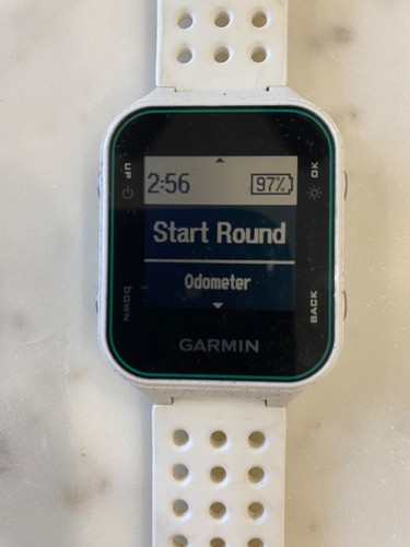 White Garmin Approach S20 GPS Fitness Activity Tracker Golf Watch ...