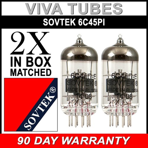 Factory Matched Pair (2) Sovtek 6C45Pi Vacuum Tubes | eBay