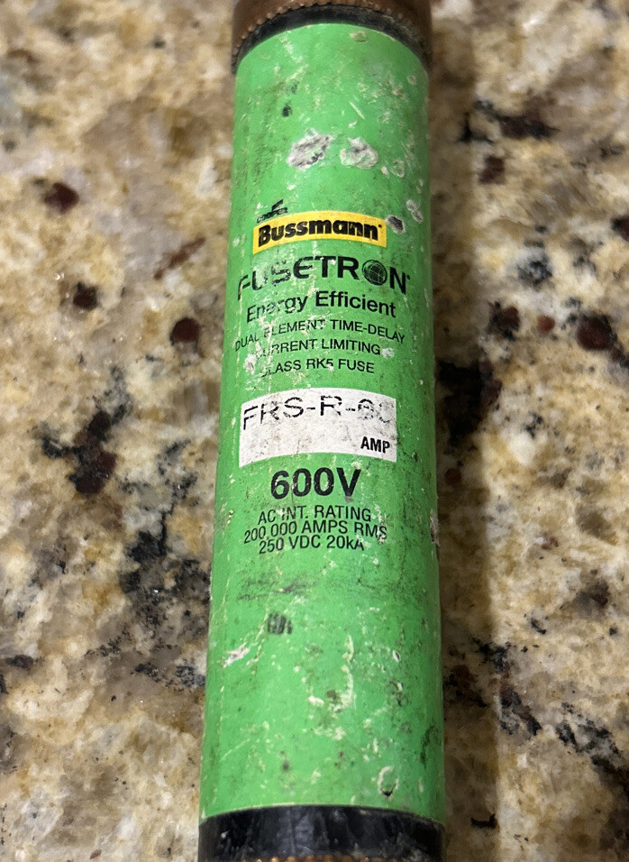 BUSSMANN FUSETRON TIME DELAY FRS-R-60 Dual-Element Class 60 A FUSE. | eBay