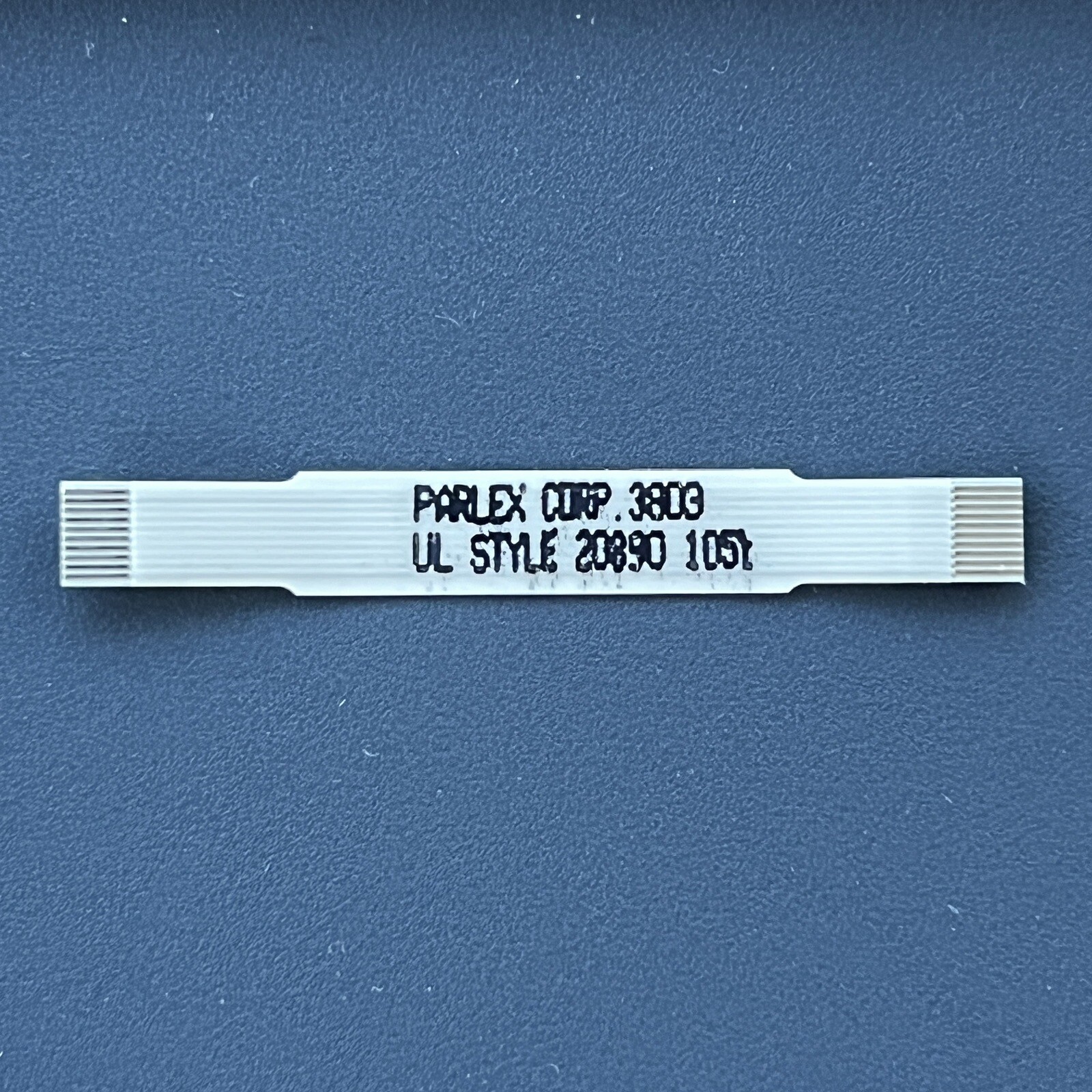 10x *NEW* PARLEX 3803 FLAT FLEX CABLE 10 POS 1.00mm PITCH 2" LONG UL ...