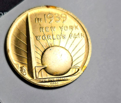 1939 New York World's Fair * George Washington Inauguration Medallion ...