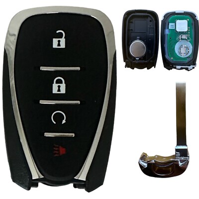 NEW 2022 2023 CHEVROLET BOLT 4 BUTTON REMOTE START KEY FOB 13535665 ...