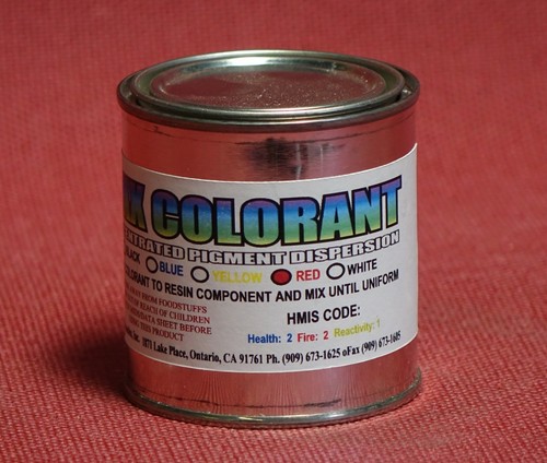 RED COLORANT PASTE 4 EPOXY RESIN COLOR PIGMENTING TINTING COLORING FOR ...