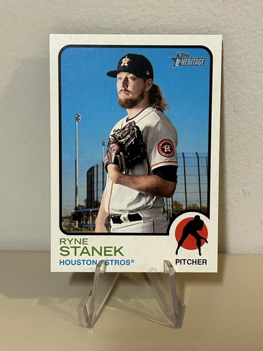 2022 Topps Heritage High Number SP Ryne Stanek #449 Houston Astros ...