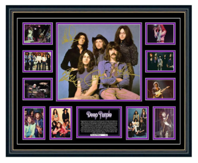 Deep Purple Signed Photo Limited Edition Framed Memorabilia | eBay ...