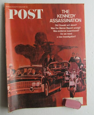 Saturday Evening Post Magazine Jan 14th 1967 Kennedy Assassination | eBay