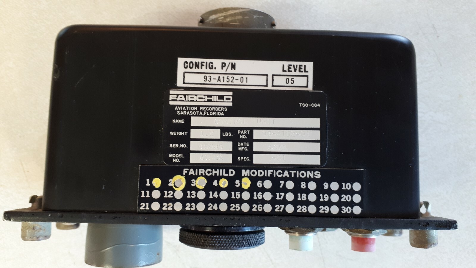 Fairchild CVR Control Unit | eBay