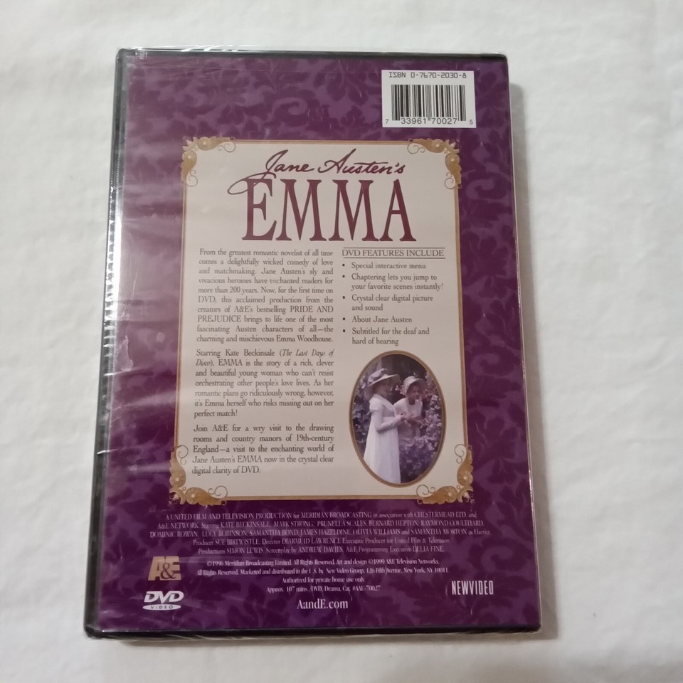 Jane Austen's Emma (DVD, 1999) - NEW SEALED 733961700275| eBay