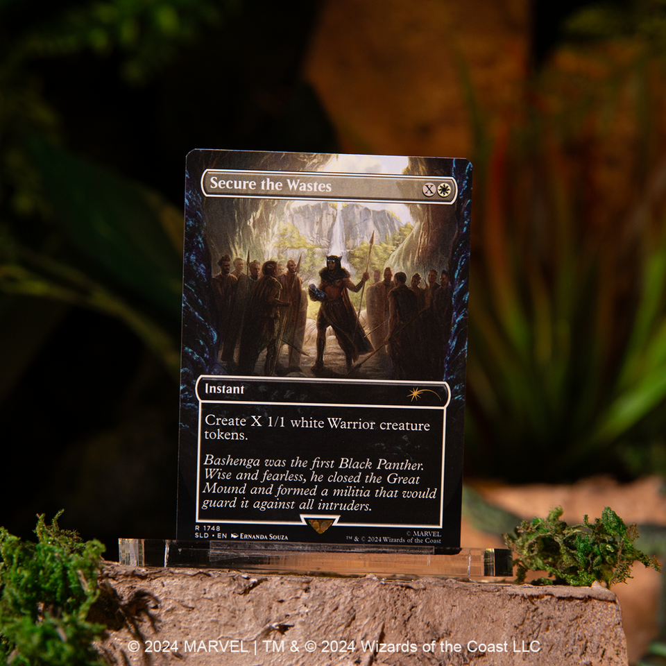 Magic the Gathering (MTG) Secret Lair x Marvel's Black Panther (Non ...