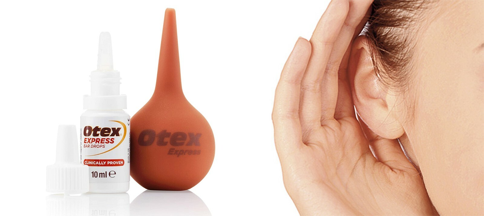 Otex Express Combi Ear Wax Remover Ear Drops Syringe Kit 10ml | eBay UK