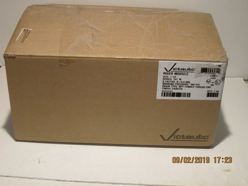 Victaulic FireLock V014747PNLU0560 Series-747 1-1/2" Control Riser ...