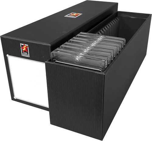 One Touch Card Storage Box For Trading Cards Stylish Durable HeavyDuty ...