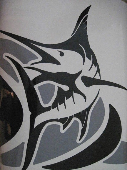 BOAT GRAPHICS KIT HAINES HUNTER PATRIOT DECAL STICKER SET FISHING ...