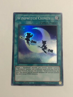 Yugioh card 1st Edition BLVO-EN059 Windwitch Chimes Near mint | eBay