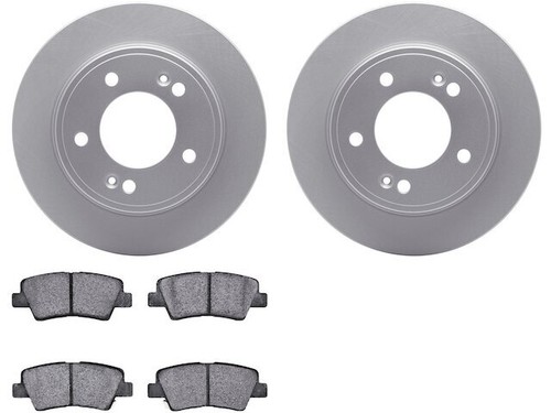 For 2020-2022 Hyundai Venue Brake Pad and Rotor Kit Dynamic Friction ...