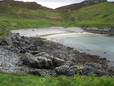 Photo 12x8 Lamigo Bay Skerray This deserted sandy beach lies at the ...