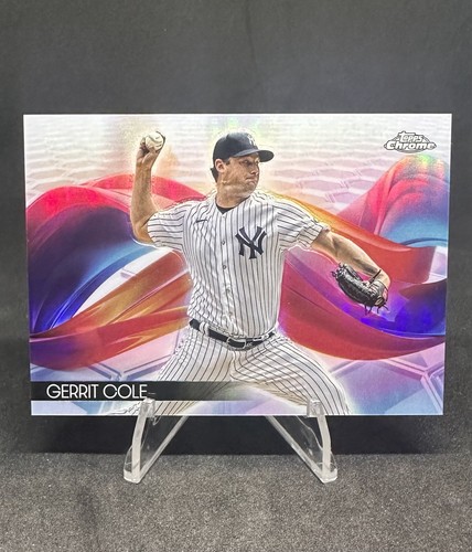 2024 Topps Chrome Gerrit Cole Helix SSP #HX-5 New York Yankees | eBay