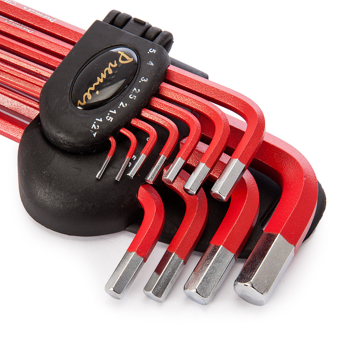 Sealey AK7164 11 Piece RED Long Reach Metric Ball End Hex/Allen Key Set ...