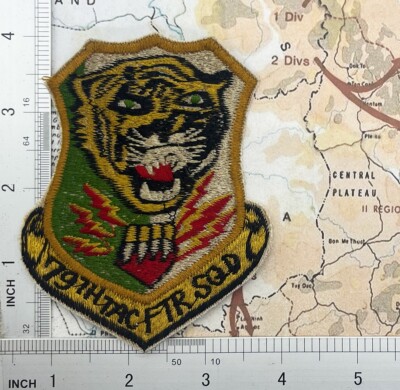 patch , USAF 79th Tactical Fighter Squadron Patch , tfs patch , t5-225 ...