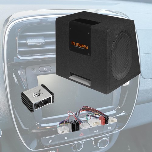 Plug and Play Subwoofer Set für Dacia Spring | Bassreflex + Verstärker ...