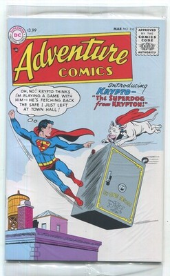 Adventure Comics #210A (in bag) VF/NM; DC | Sealed Krypto Superdog Facsimile Edi | eBay