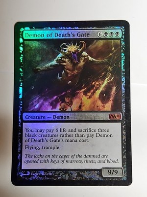 Demon of Death's Gate FOIL Magic The Gathering 2011 / M11 MTG LP | eBay