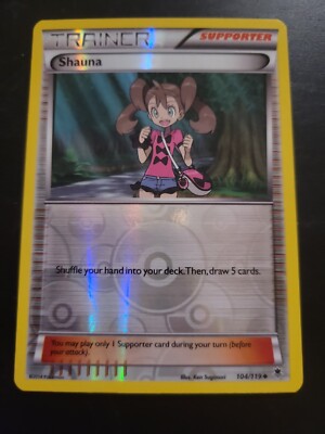 Pokemon TCG Card 2014 XY Phantom Forces - Shauna 104/119 Reverse Holo ...