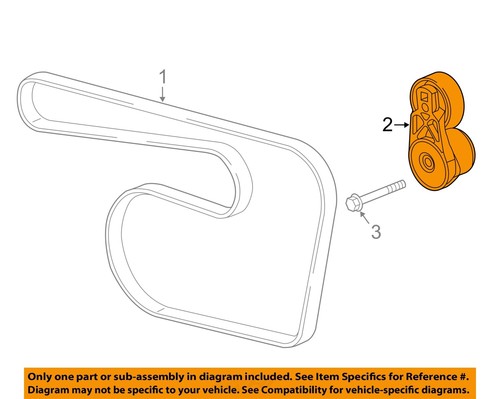 Chevrolet GM OEM 2016 Cruze-Serpentine Fan Belt Tensioner 12638689 | eBay