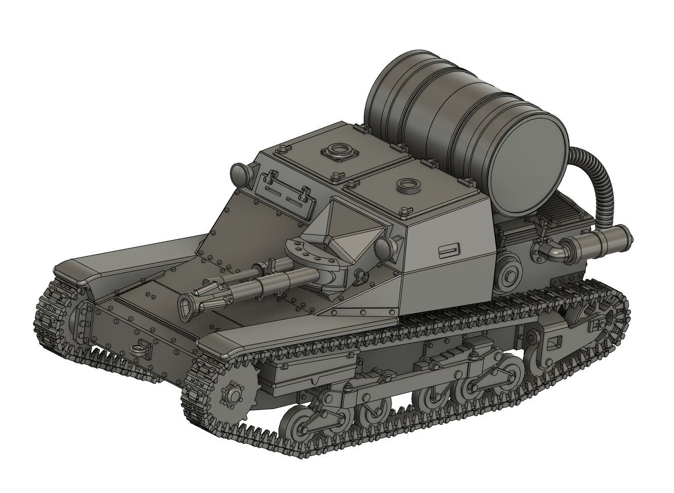 Bolt Action Compatible: Italian Carro Veloce CV-33 Flamer Tankette (1: ...