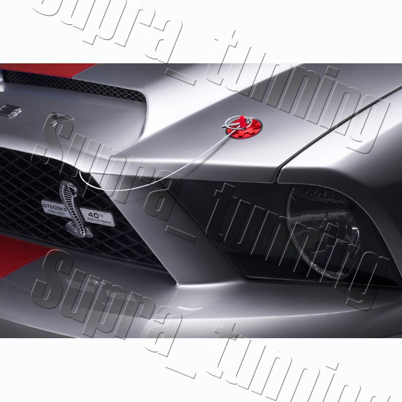 JDM Universal Red Aluminum Hardware Bonnet Racing Hood Pin Lock ...