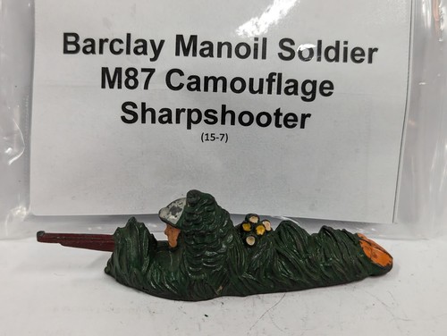 MANOIL Original RARE Lead Toy Soldier #M87 CAMOUFLAGE SHARP-SHOOTER ...