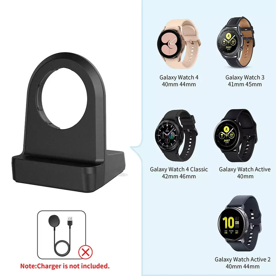 Charger Holder Stand for Samsung Galaxy Watch Active Smartwatch Docking ...