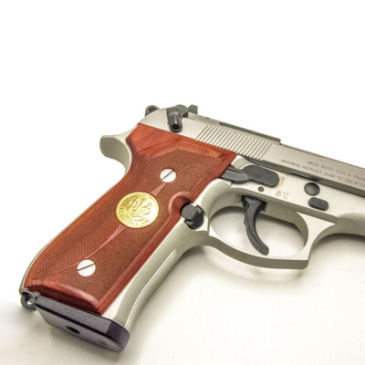 Beretta 92FS Pistol Grips - Rosewood, Double Diamond Carving, Rugged ...