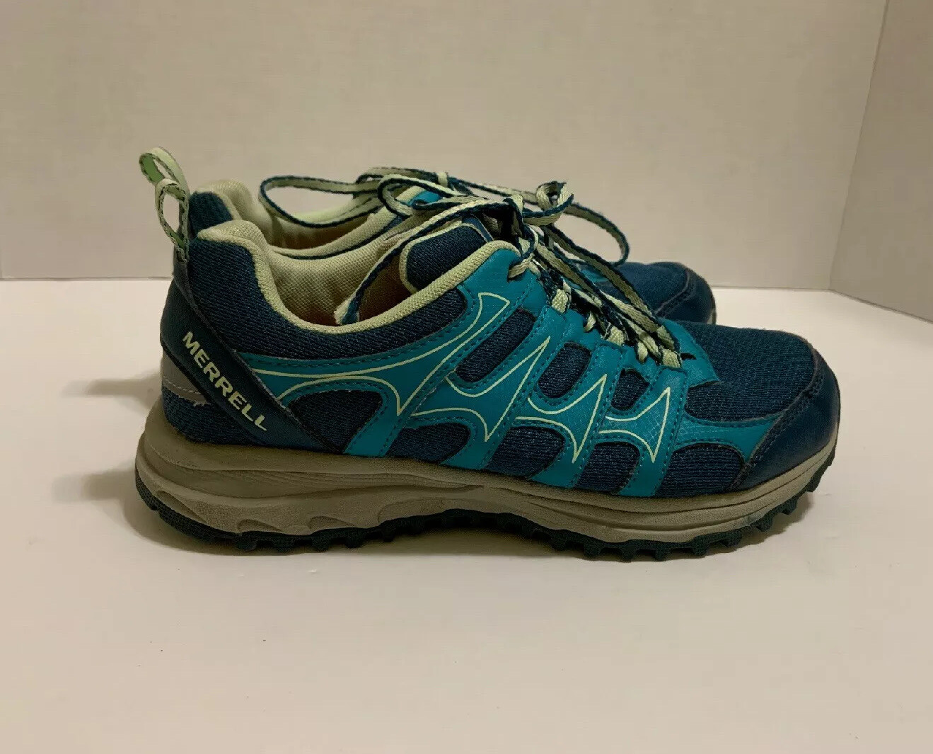 Merrell Blue/Paradise/Green Performance Athletic Wome… - Gem