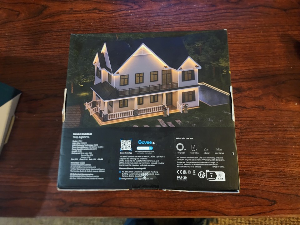 Govee Outdoor Strip Light Pro 32.8 FT OPEN BOX- NEW | eBay
