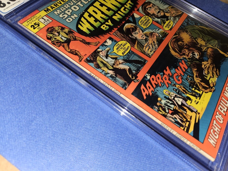 🔥 Marvel Spotlight #2 (1972) CGC 8.0 1st Werewolf by Night Key Horror ...