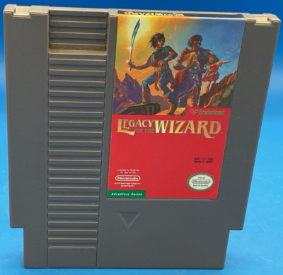 Nintendo Entertainment System NES Legacy Of The Wizard 1985 AUTHENTIC ...