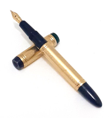 Old Small Fountain Pen Unic 18K Gold Bakelite Circa 1930 Gold Pen ...