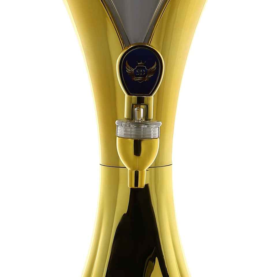 3L Sphere Beverage Dispenser Wine Dispenser W/ LED Light+Ice Tube For ...