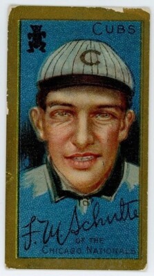 1911 T205 Gold Border FRANK SCHULTE Chicago Cubs PIEDMONT | eBay