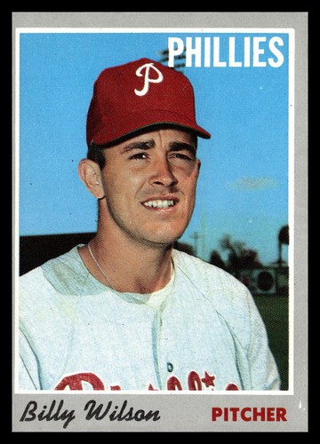 1970 Topps #28 Billy Wilson Philadelphia Phillies Baseball Card | eBay