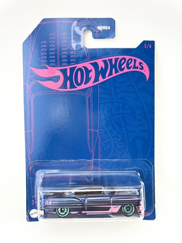 NEW Hot Wheels 2022 HW 54th Anniversary Blue & Pink 5/6 Custom '53 Chevy | eBay