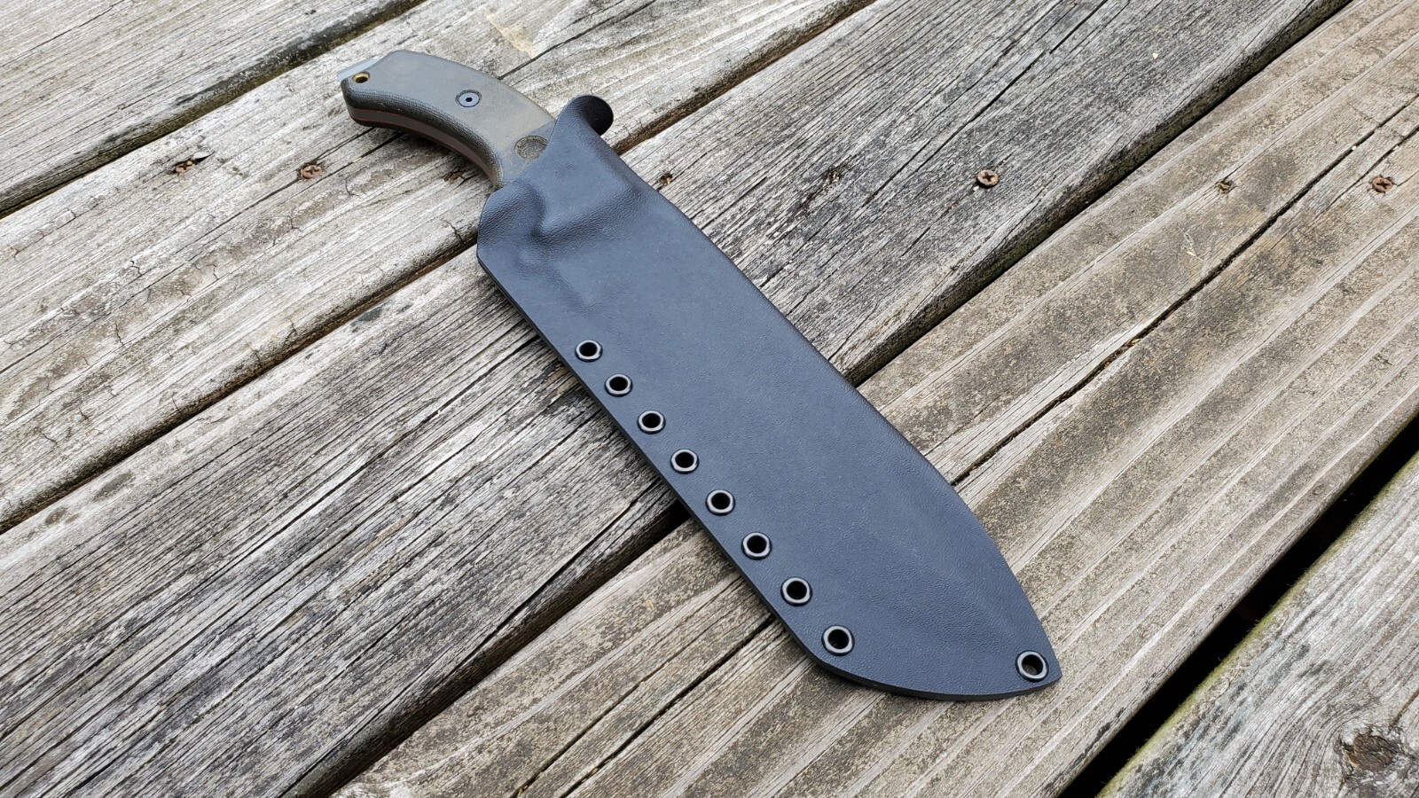 Custom Kydex sheath, TOPS "TAHOMAFIELDKNIFE" TACO style (BK,T) | eBay