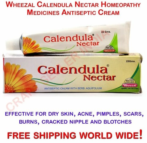 Calendula Nectar Marigold Homeopathic Ointment Cream By Wheezal 25 g | eBay