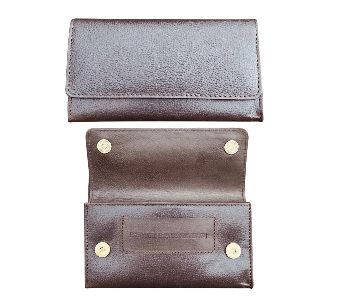 Real Genuine Leather Tobacco Pouch Baccy Case Organiser Wallet Rizla ...