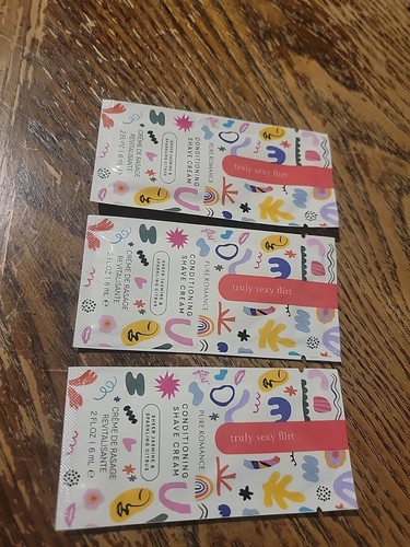 Pure Romance Foil Packets Travel Samples (3) Truly Sexy Flirt Shave ...