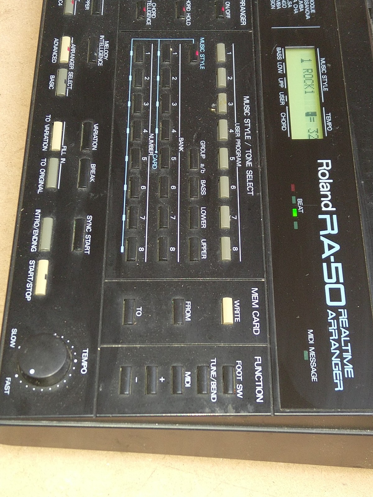 Roland Ra-50 Real Time Arranger Midi Sound Module Worldwide for sale ...