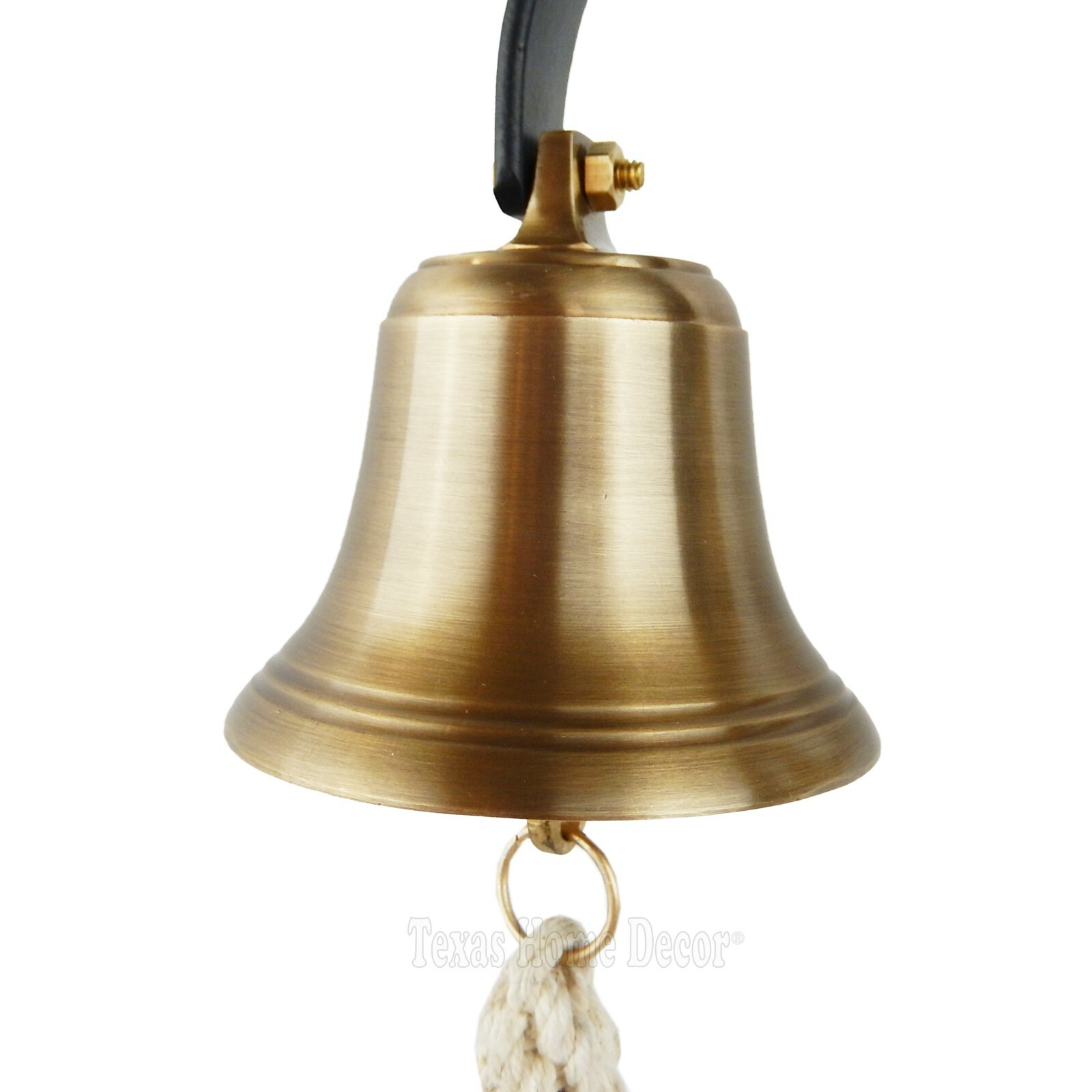 Brass Shopkeeper's Bell Antique Style Door Entry Dinner Bell Wall ...