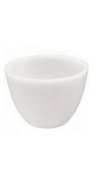 Fused Silica Crucibles Low Form Glazed 80ml High temperature Res ...