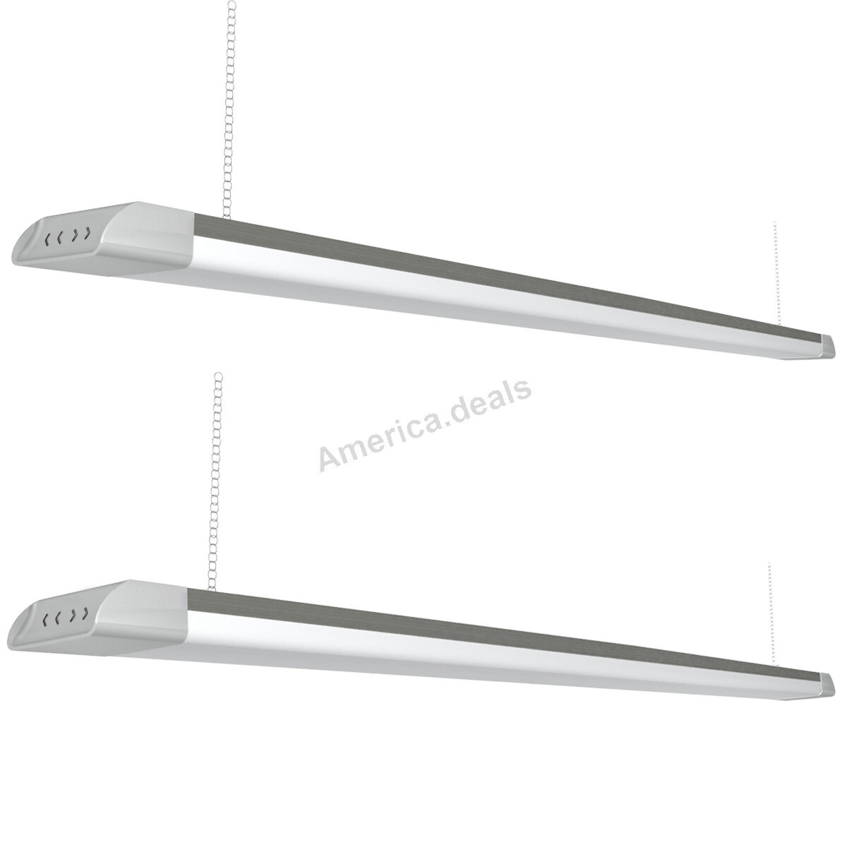 12 Pack - 54W LED 4ft Utility Light LED Shop Light with Power Cord Wall ...